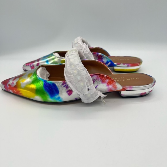 Kurt Geiger | Shoes | Kurt Geiger London Princely Rainbow Mules New ...